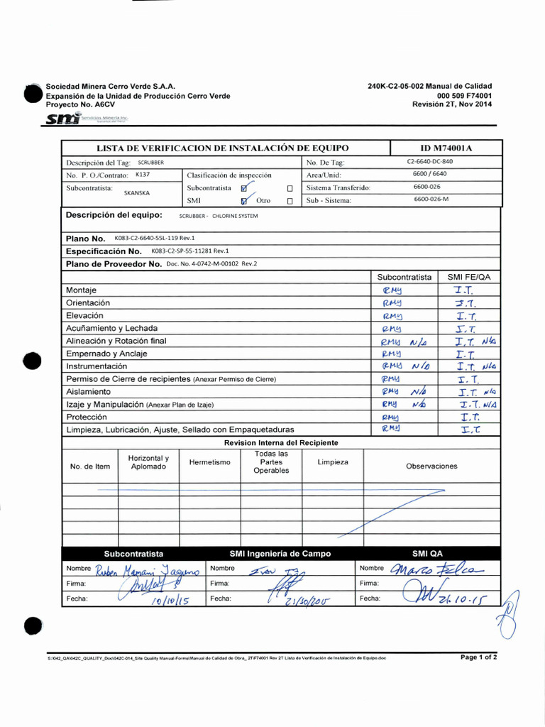 Scrubber Protocolo | Descargar gratis PDF | Ingeniería hidráulica | Plomería