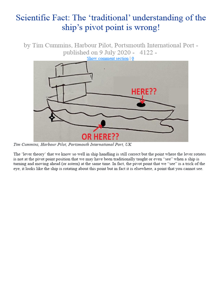 Pivot Point Manouver | PDF | Lever | Physics