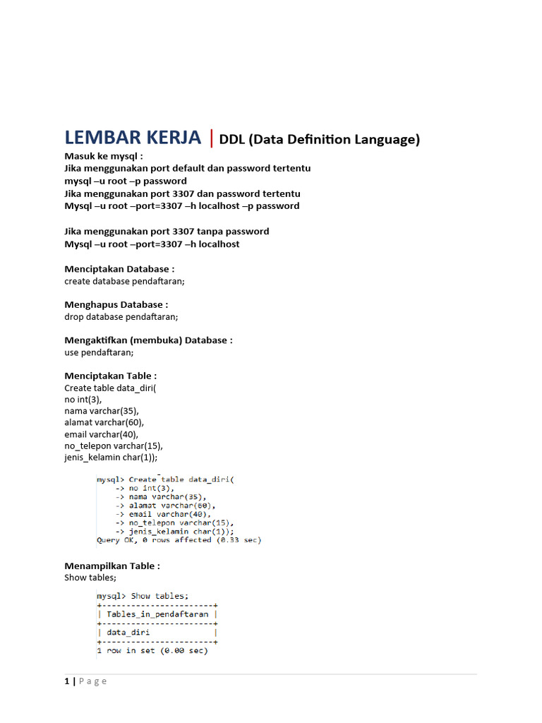 LK 03b (SQL - DDL, DML, Trigger, Procedure, Function) | PDF