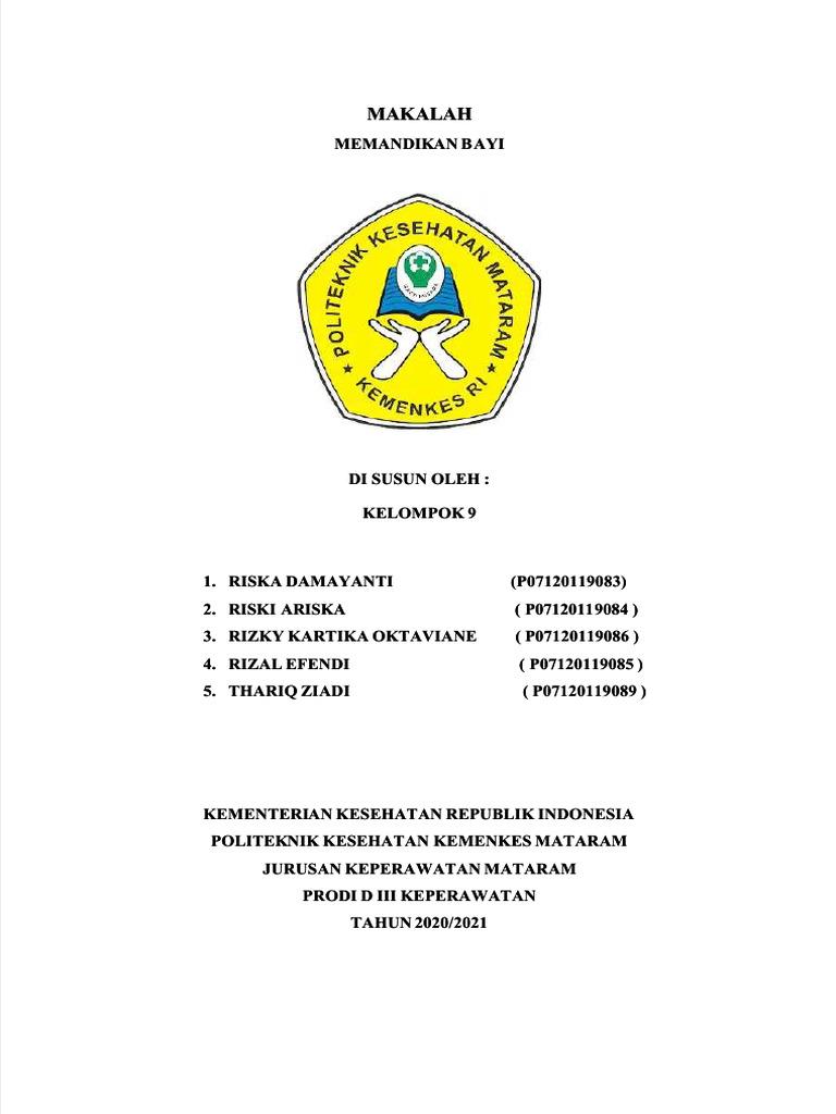 PDF KLP 9 Makalah Memandikan Bayi - Compress | PDF
