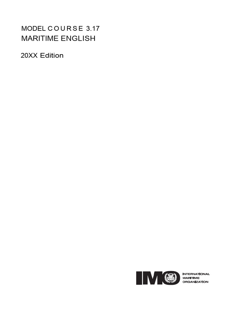 IMO - Model Course - 2nd+draft | PDF | Lesson Plan | English As A ...