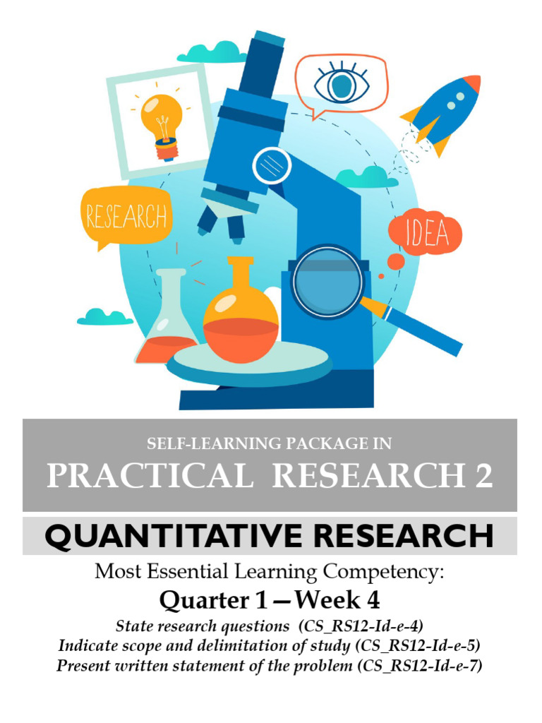 Practical Research 2: Research Questions Guide | PDF | Simulation ...