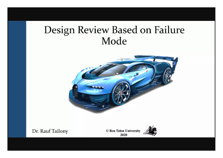 Design Review Based On Failure Mode DRBFM Course 1 2048 | PDF