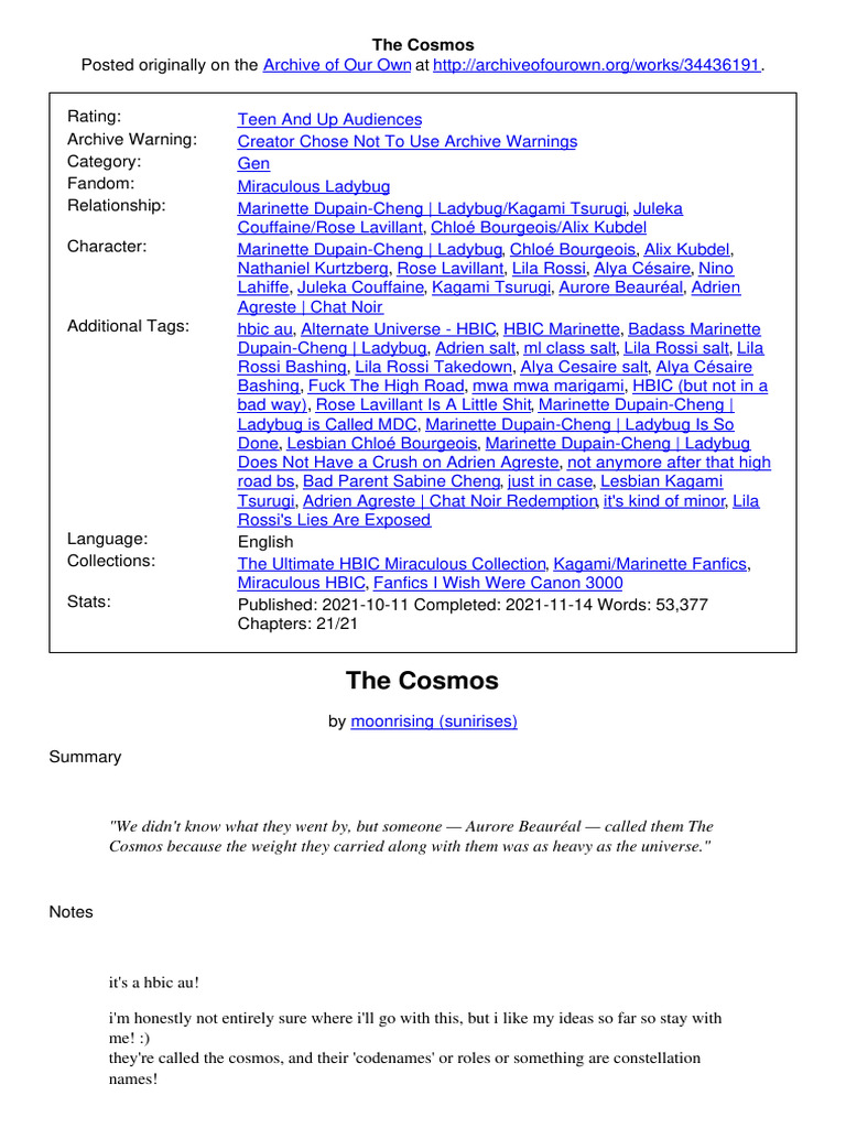 The Cosmos | PDF