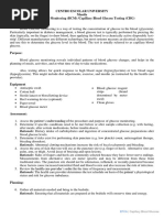 Glucometer Competency Checklist | PDF