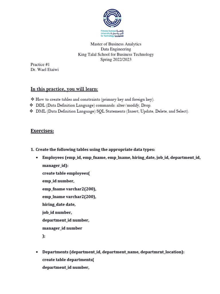 Lab Objectives | PDF | Data Management Software | Information Retrieval