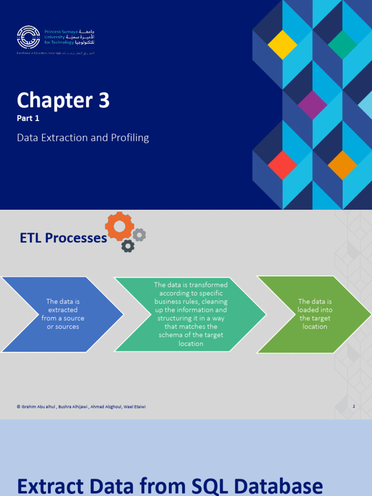 CH3-Data Extraction and Profiling With Notes2 Part1 | PDF | Databases | Sql
