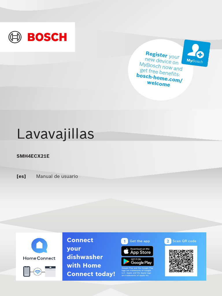 Manual Lavavajillas | Descargar gratis PDF | Enchufes y tomas de corriente alterna | Lavavajillas