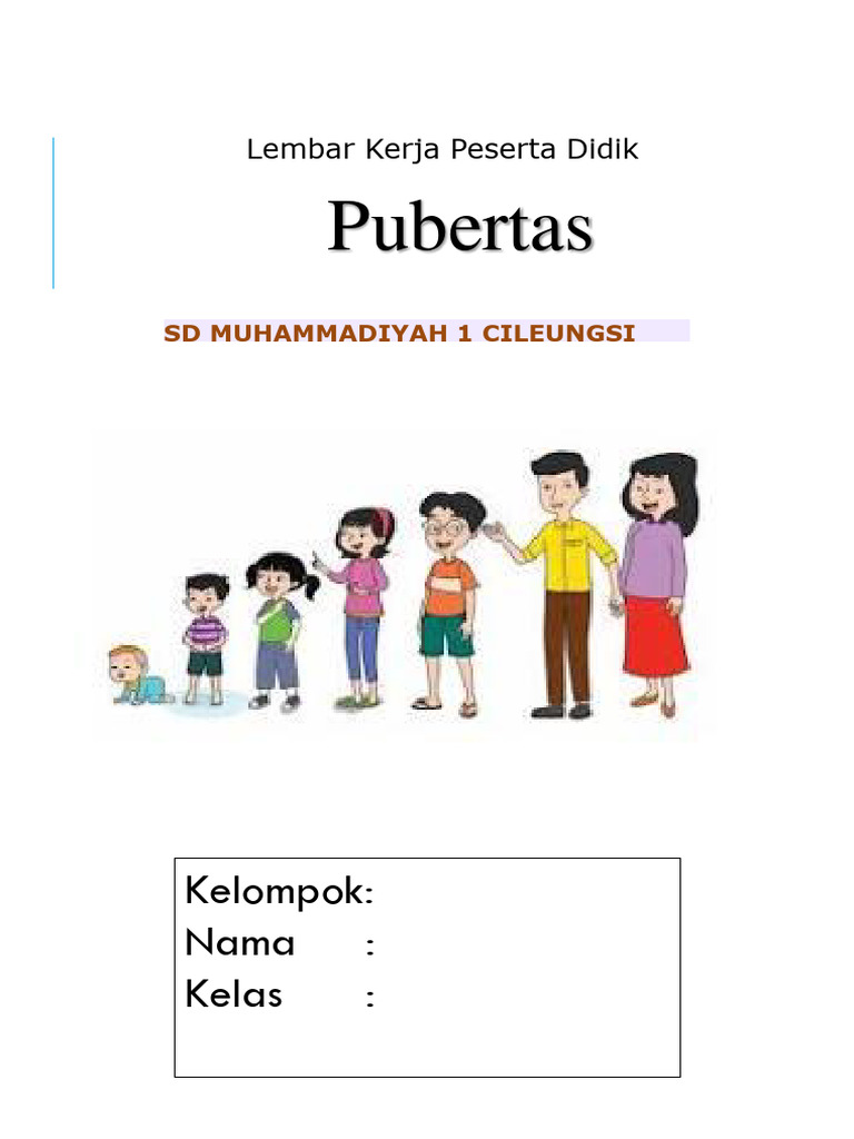Ciri-Ciri Pubertas Anak SD | PDF | Pengembangan Diri | Kesehatan Holistik