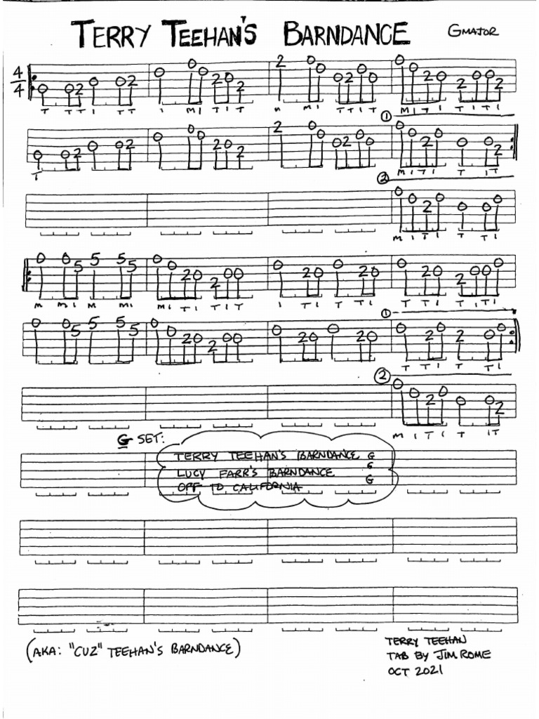 Terry Teehan's Barndance | PDF