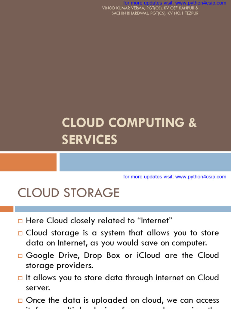 005 CLOUD COMPUTING & SERVICES | PDF | Cloud Computing | Platform As A Service