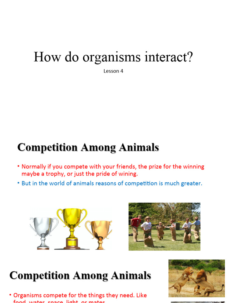 How Do Organisms Interact | PDF | Symbiosis | Parasitism
