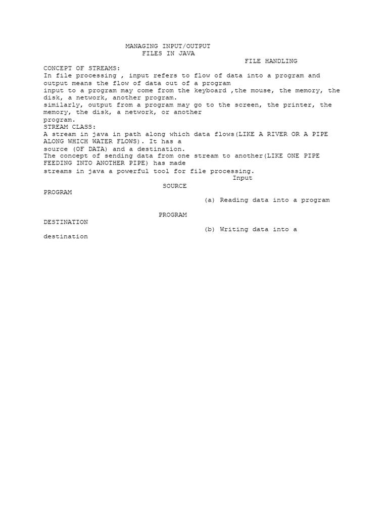 Managing Input Pdf Class Computer Programming Method Computer Programming 