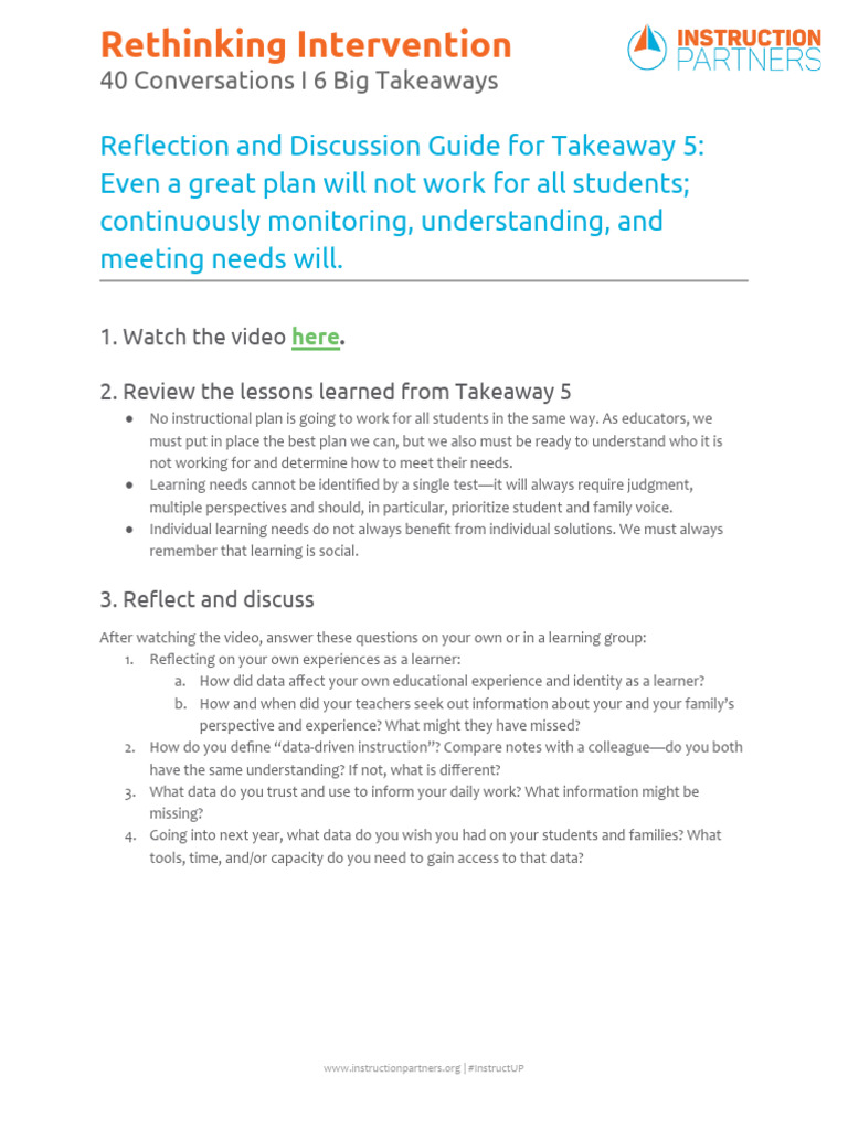 Educators' Guide to Tailored Learning | PDF | Learning | Communication
