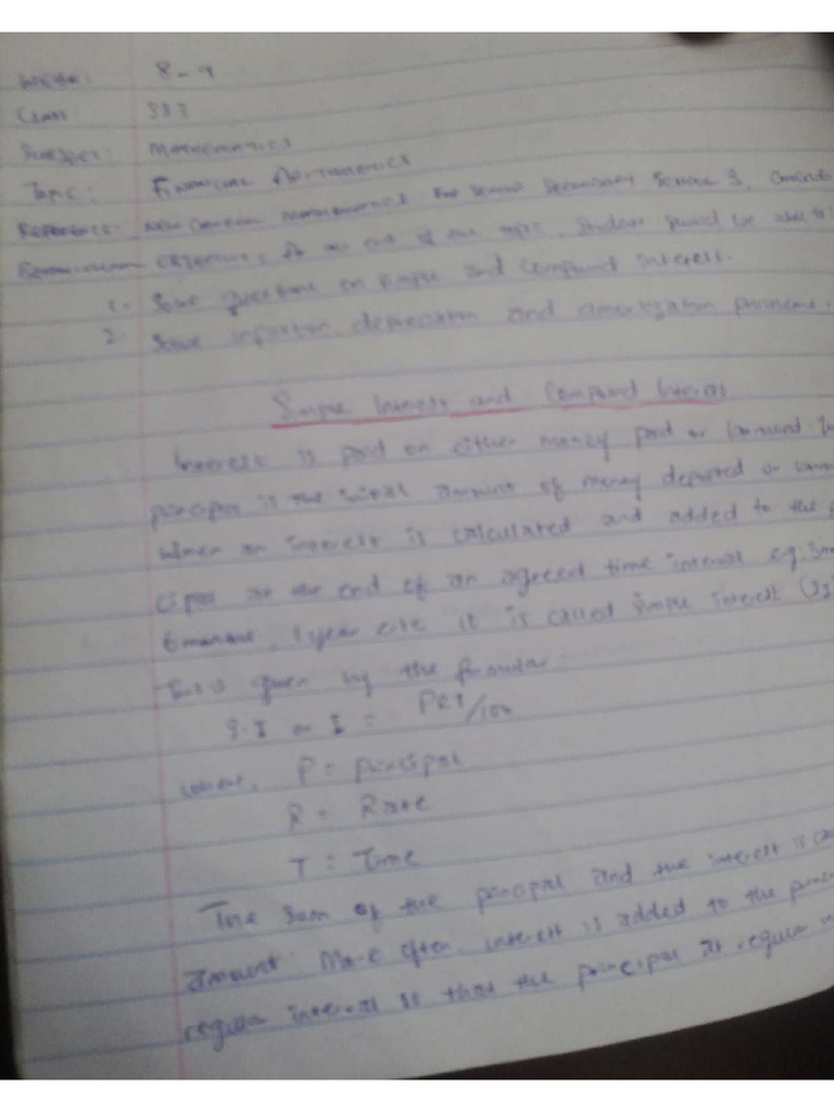 Ss3 Mathematics | PDF