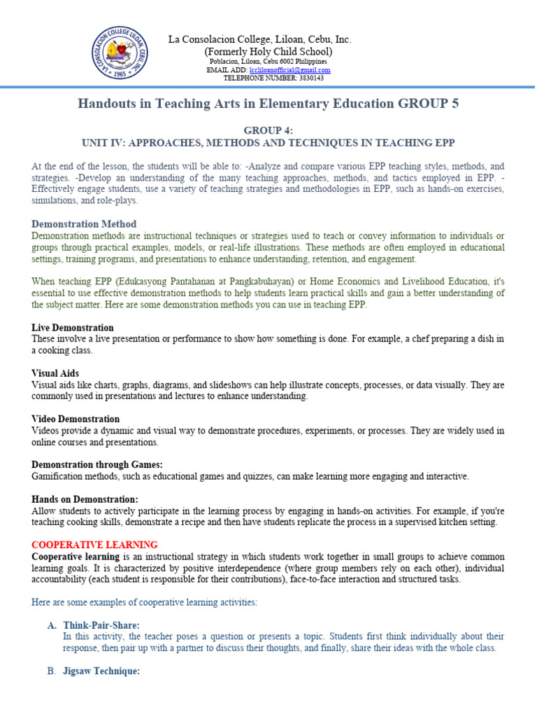 HANDOUT IN TLE Group 5 Coverage Finals | PDF | Wellness