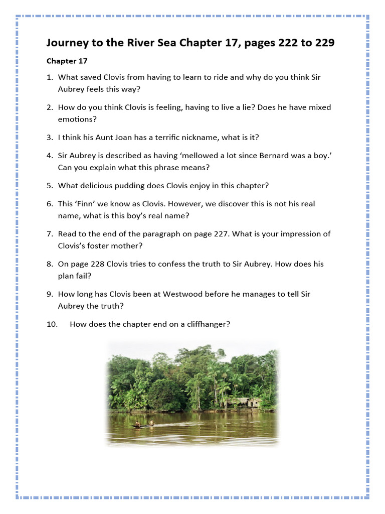 Journey To The River Sea Chapter 17 Qs | PDF