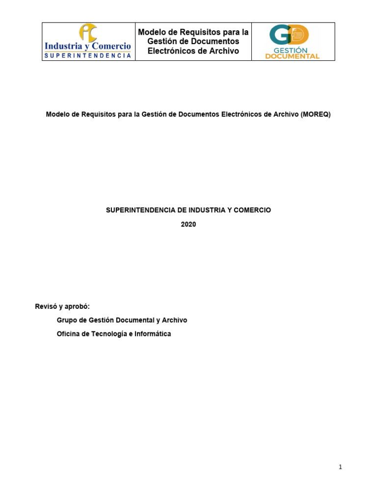 ModeloRequisitosSGDEA-SIC v2 | PDF | Metadatos | Gestión de registros