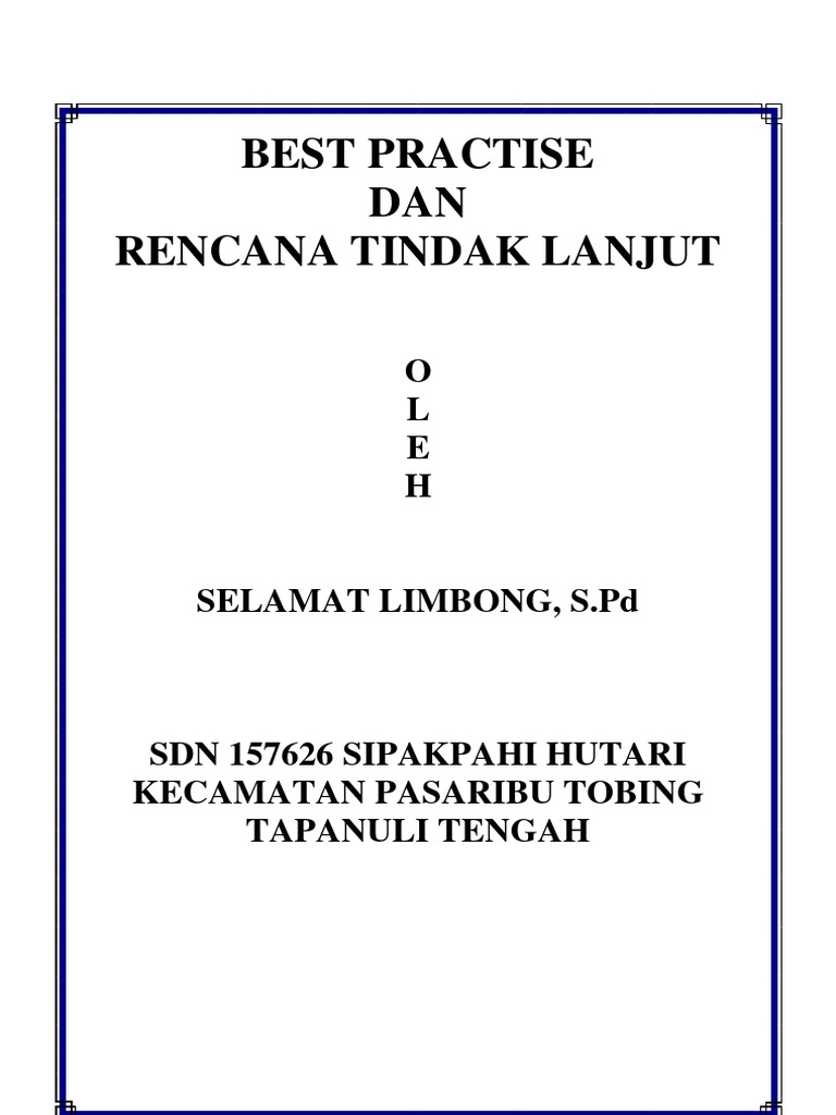 Best Practices 1 - Selamat | PDF