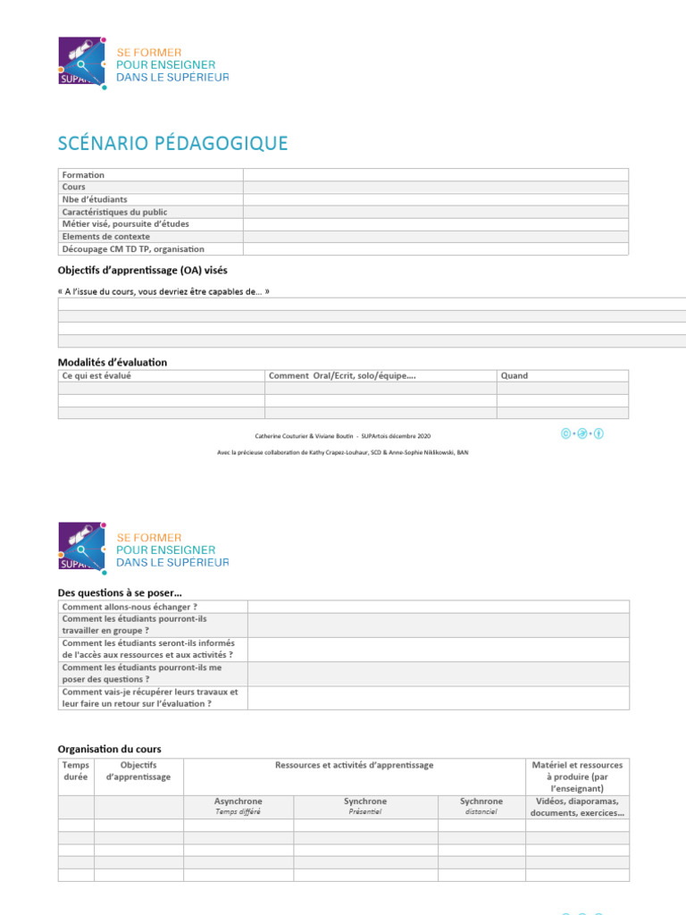 Gabarit Scenario2023 | PDF