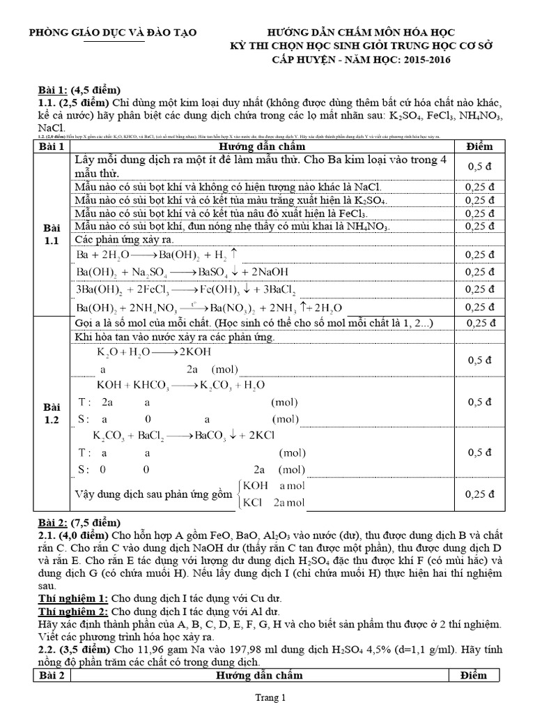 HDC - HSG TL 2015-2016 | PDF
