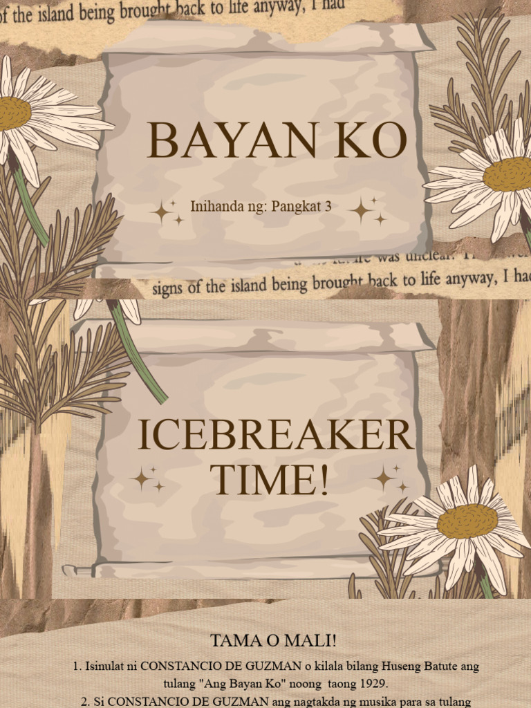 Filipino PPT Bayan Ko Edited - 20240131 - 213204 - 0000 | PDF