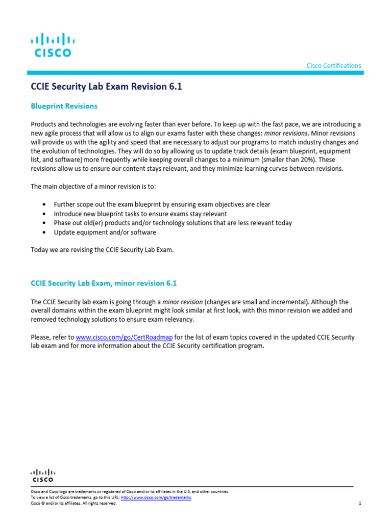 CCIE Security v6.1 Rel Notes | PDF