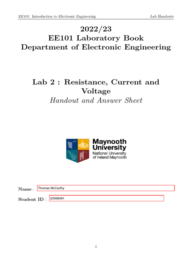 Lab 1 | PDF