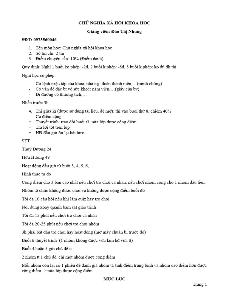 Ghi Chép CNXHKH | PDF