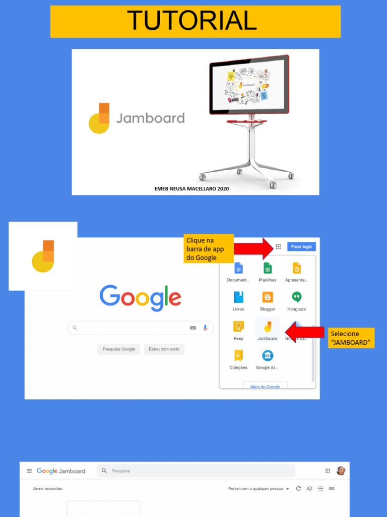 Tutorial Jamboard | PDF | Arte | Computadores