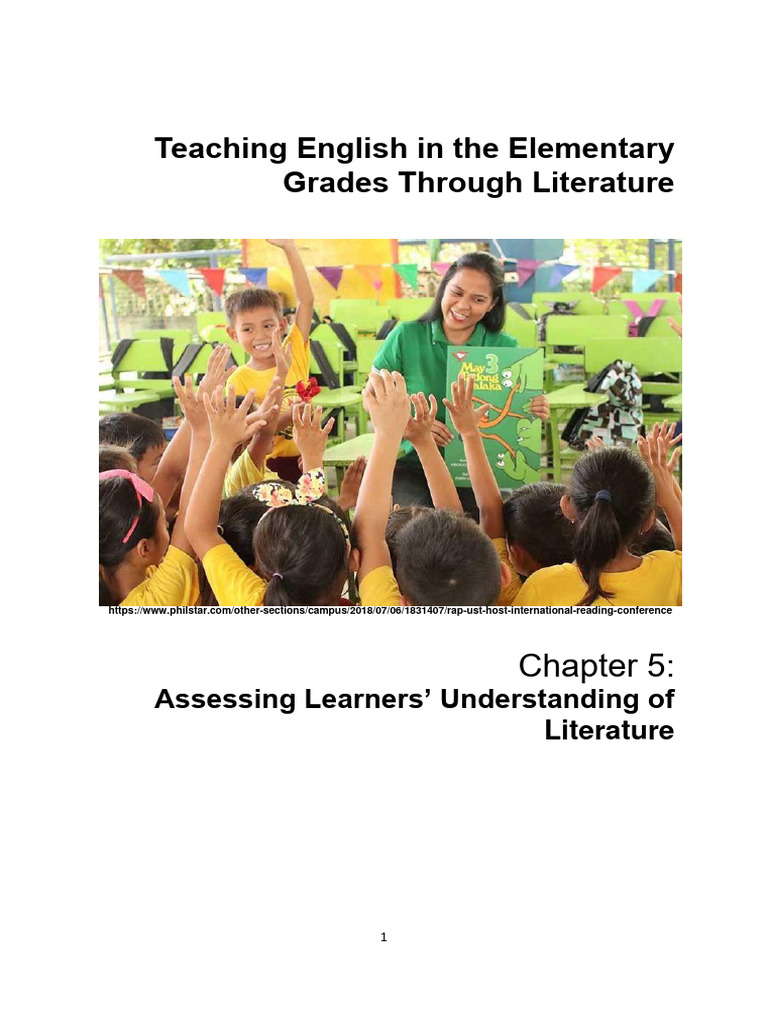 CHAPTER5 | PDF | Educational Assessment | Reading Comprehension