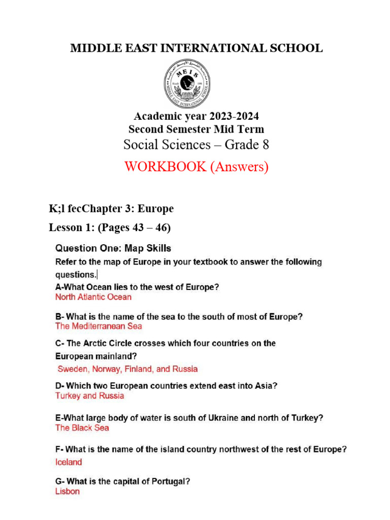 Grade 8 Workbook Ak Download Free Pdf Mountains Rhine