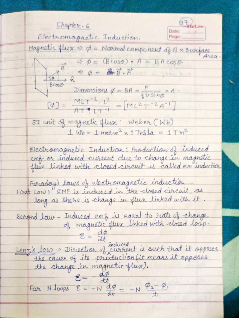 6 Electromagnetic Induction Xii Phy | PDF
