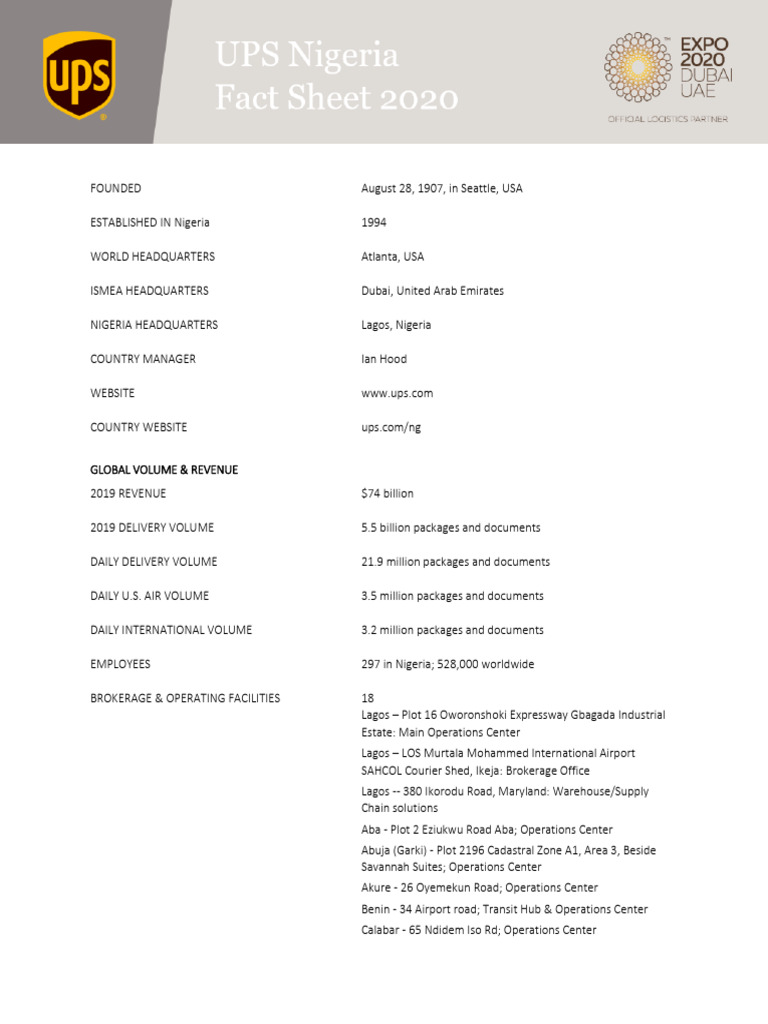 Nigeria_Fact_Sheet_2020 | PDF