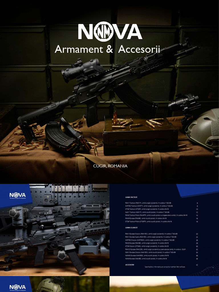 Nova Modul Romania Firearms Catalogue 16112023 | PDF