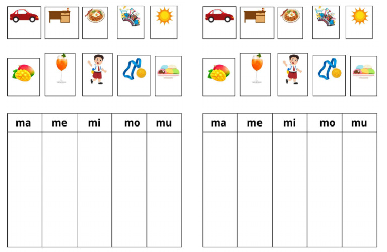 LKPD Bahasa Indonesia - Suku Kata Mamimumemo | PDF