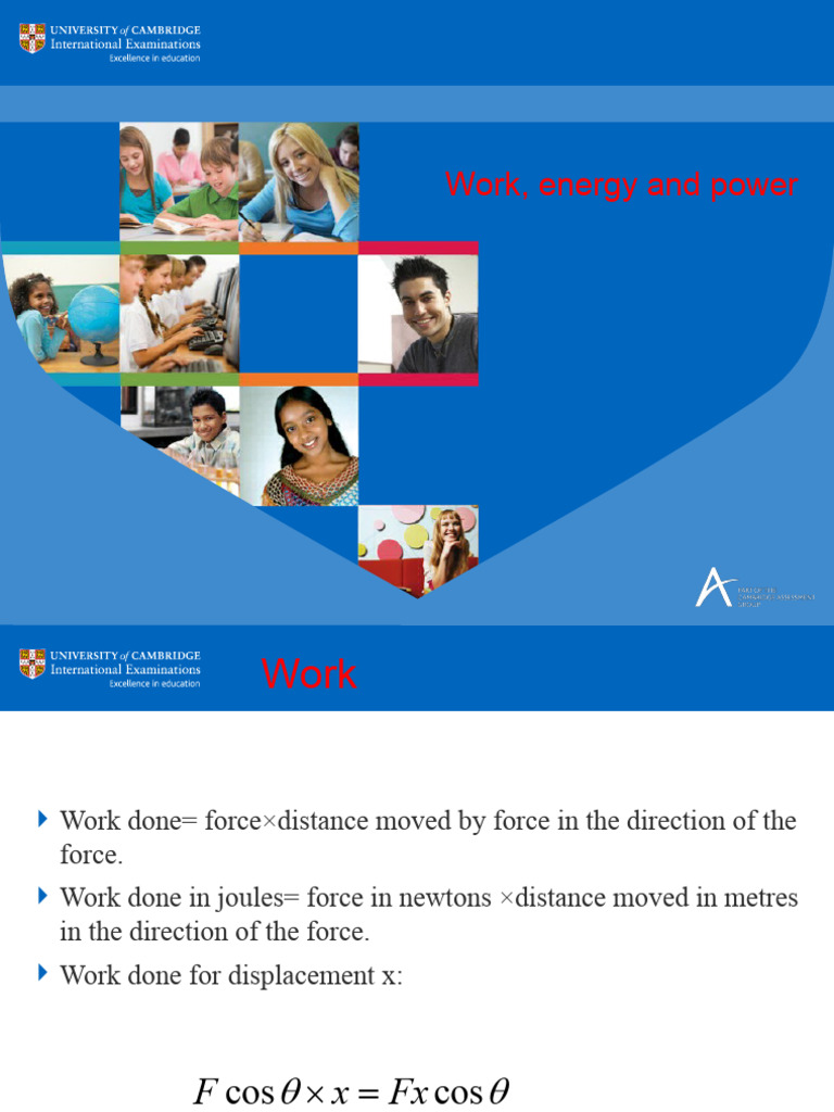 6 Work, Energy and Power | PDF | Teaching Methods & Materials | Science ...