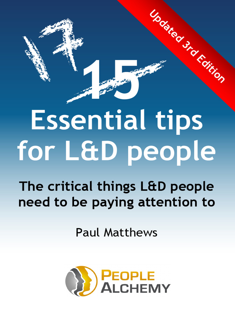 Alchemy 17 Essential L&D Tips | PDF