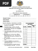 Mathematics: Fiji Year 7 Final Examination 2018 | PDF | Test ...