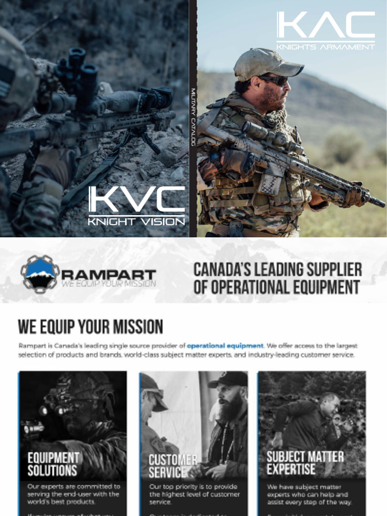 Rampart KAC Catalog | PDF | Firearm Components | Firearms