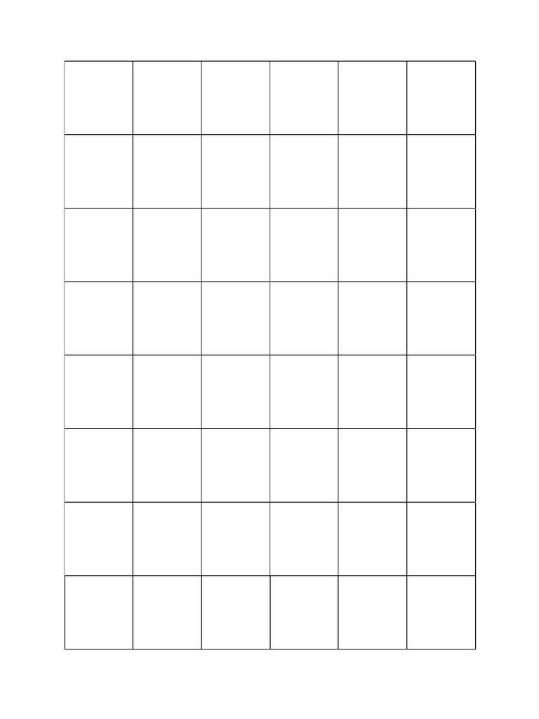 Tableau 6 Colonnes | PDF