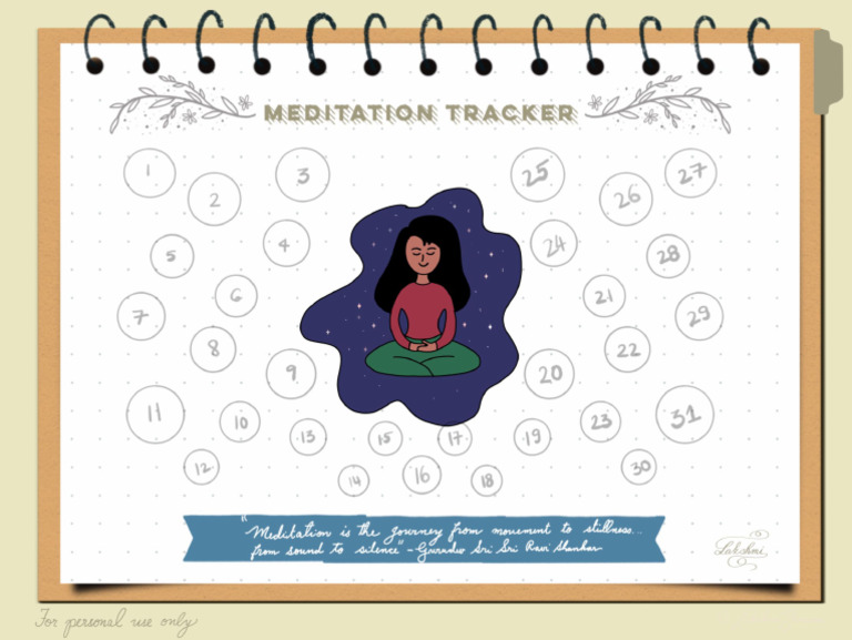 Meditation Tracker | PDF