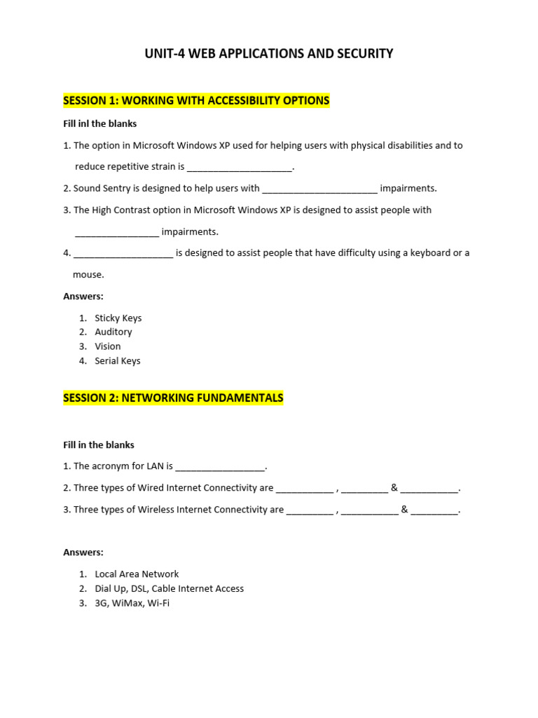 Unit 4 Web Application and Security - Book Solution | PDF | Security | Computer Security