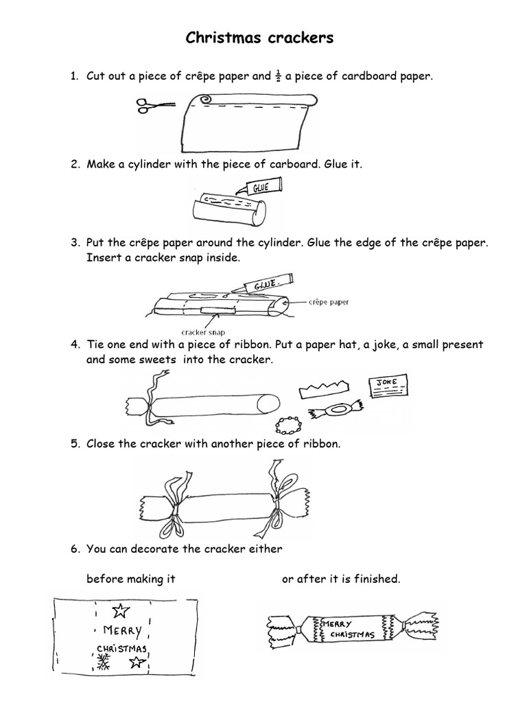 DIY Christmas Crackers Guide | PDF