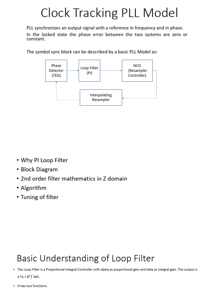Tracking Loop | PDF | Control Theory | Electrical Engineering