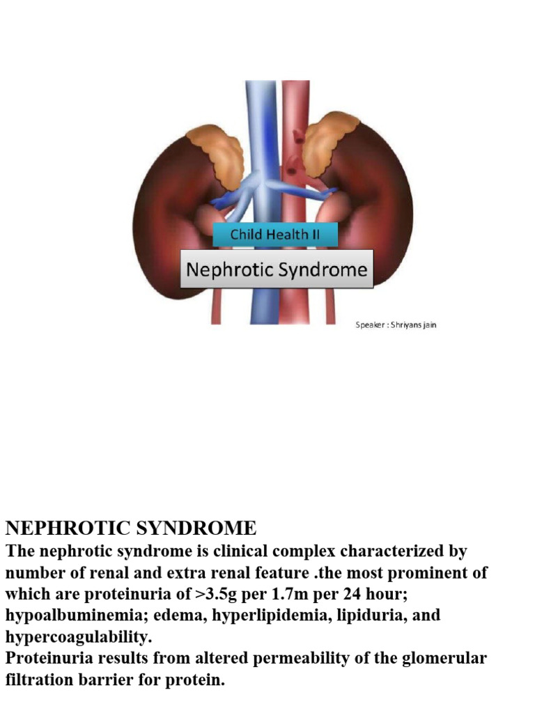 Understanding Nephrotic Syndrome Symptoms | PDF | Self-Improvement