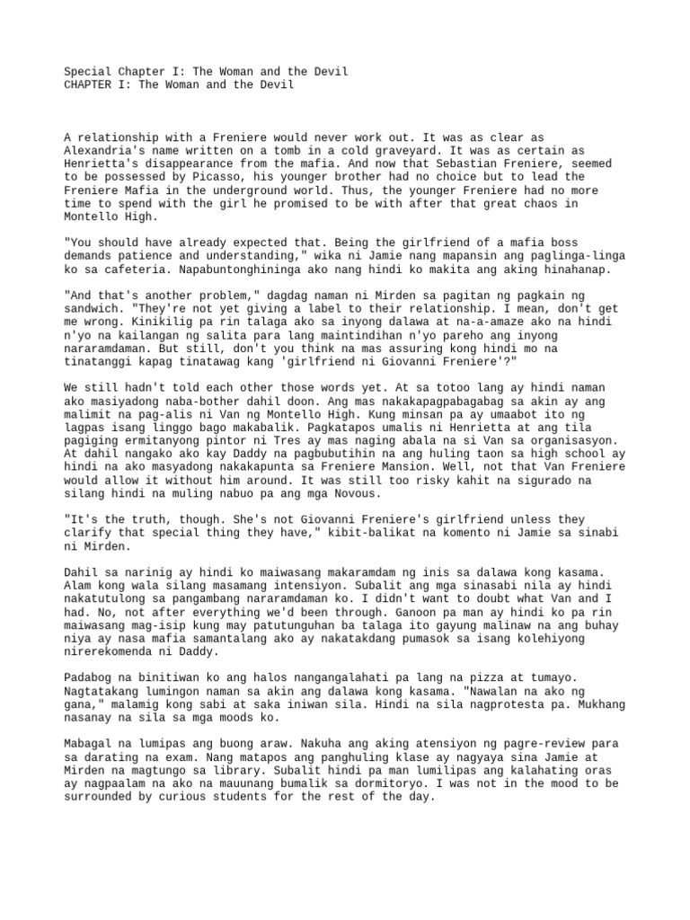 Montello High Special Chapters | PDF