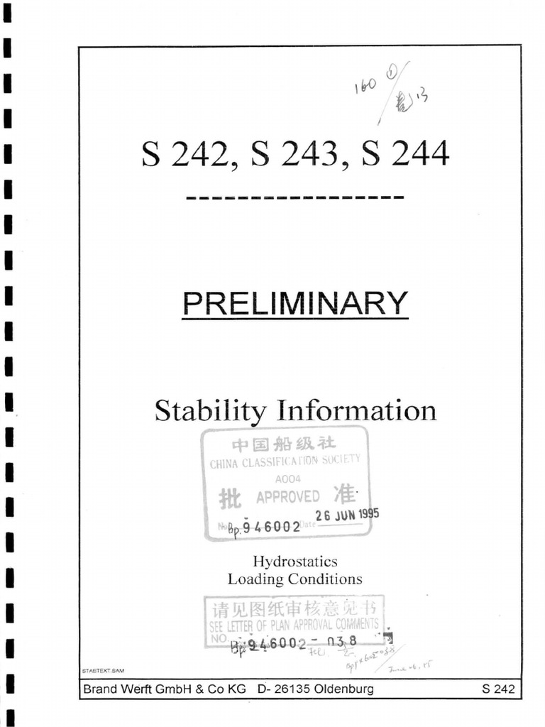 PRELIMINARY Stability Information Jigt | PDF