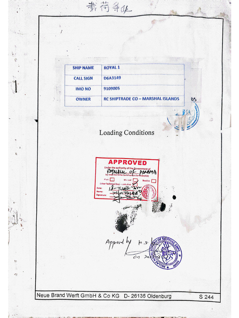 Loading Conditions For Sjip | PDF