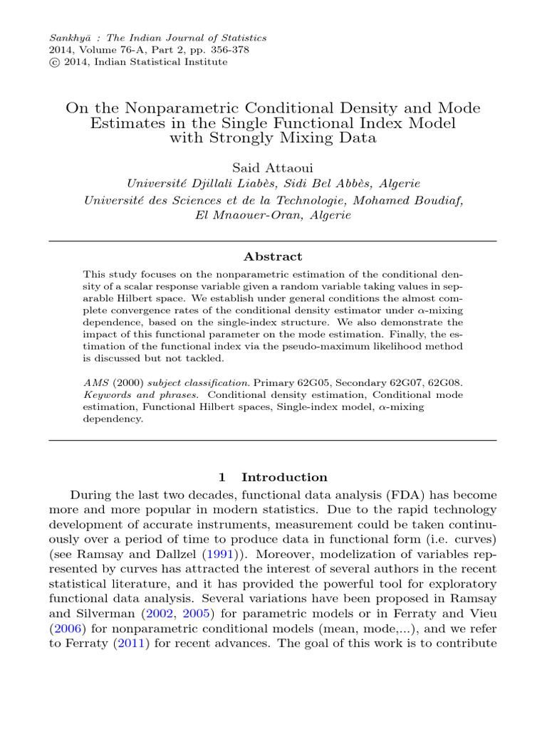 Convergence Uniforme Index | Download Free PDF | Regression Analysis ...